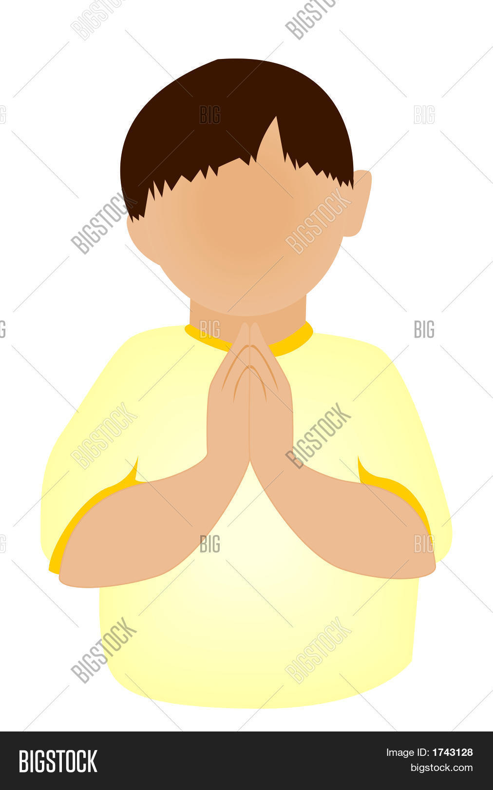 Praying Kid Icon Image & Photo (Free Trial) | Bigstock