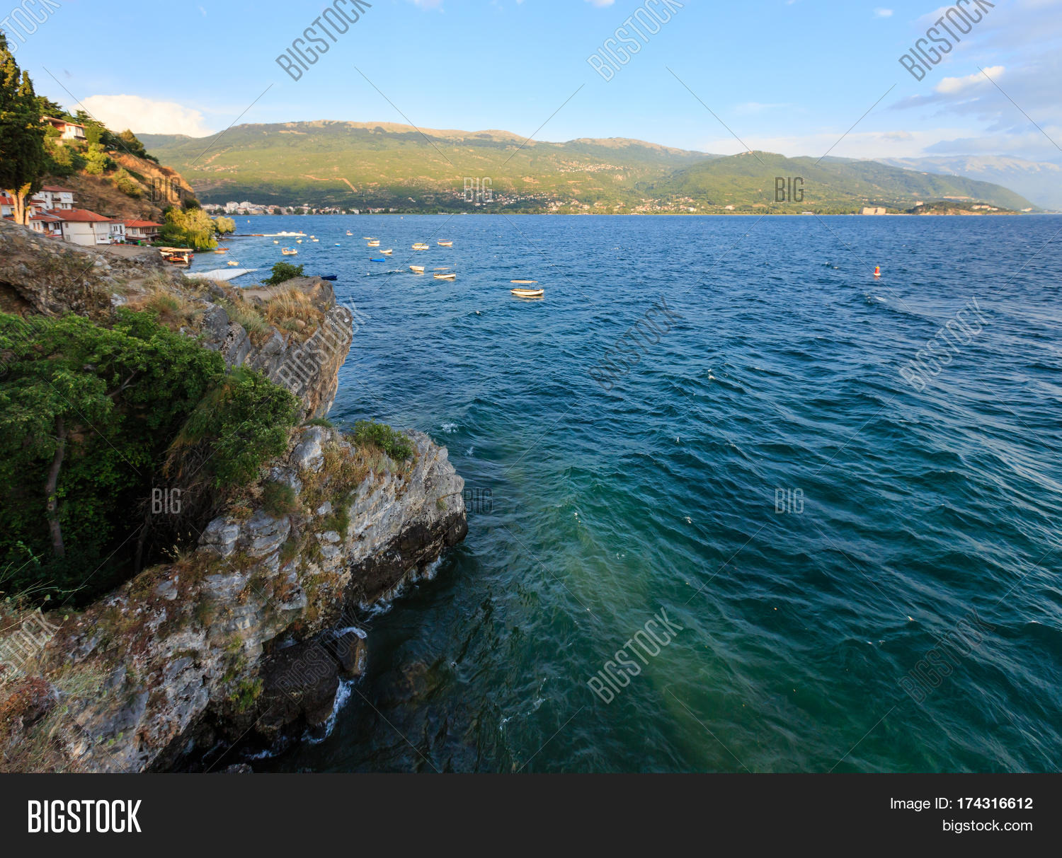 Lake Ohrid Summer View Image & Photo (Free Trial) | Bigstock