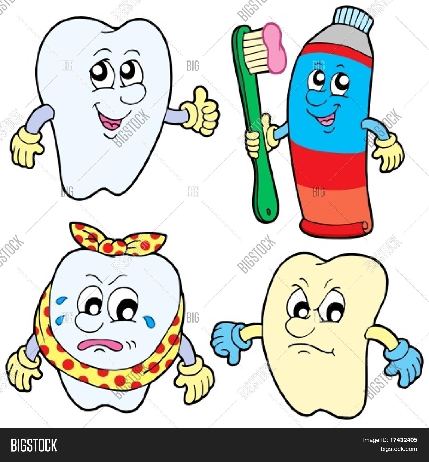 Tooth Collection 1 On Vector & Photo (Free Trial) | Bigstock