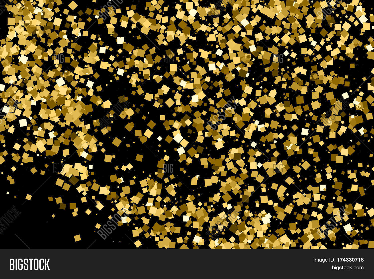 Gold Glitter Macro Texture