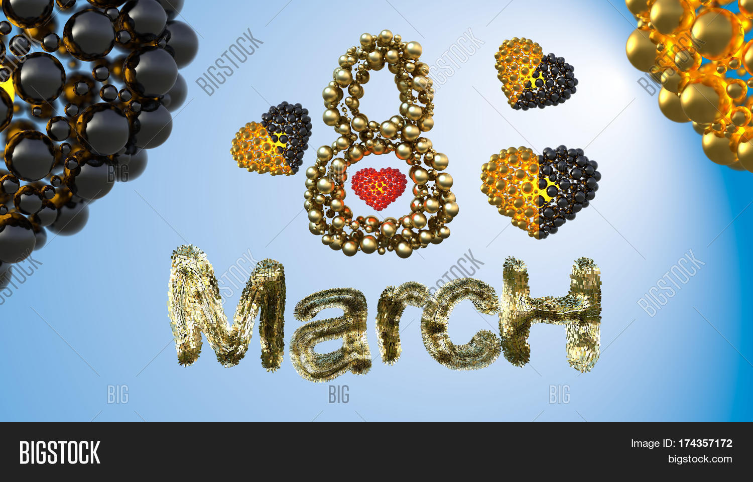 8 March Symbol. Figure Image & Photo (Free Trial) | Bigstock