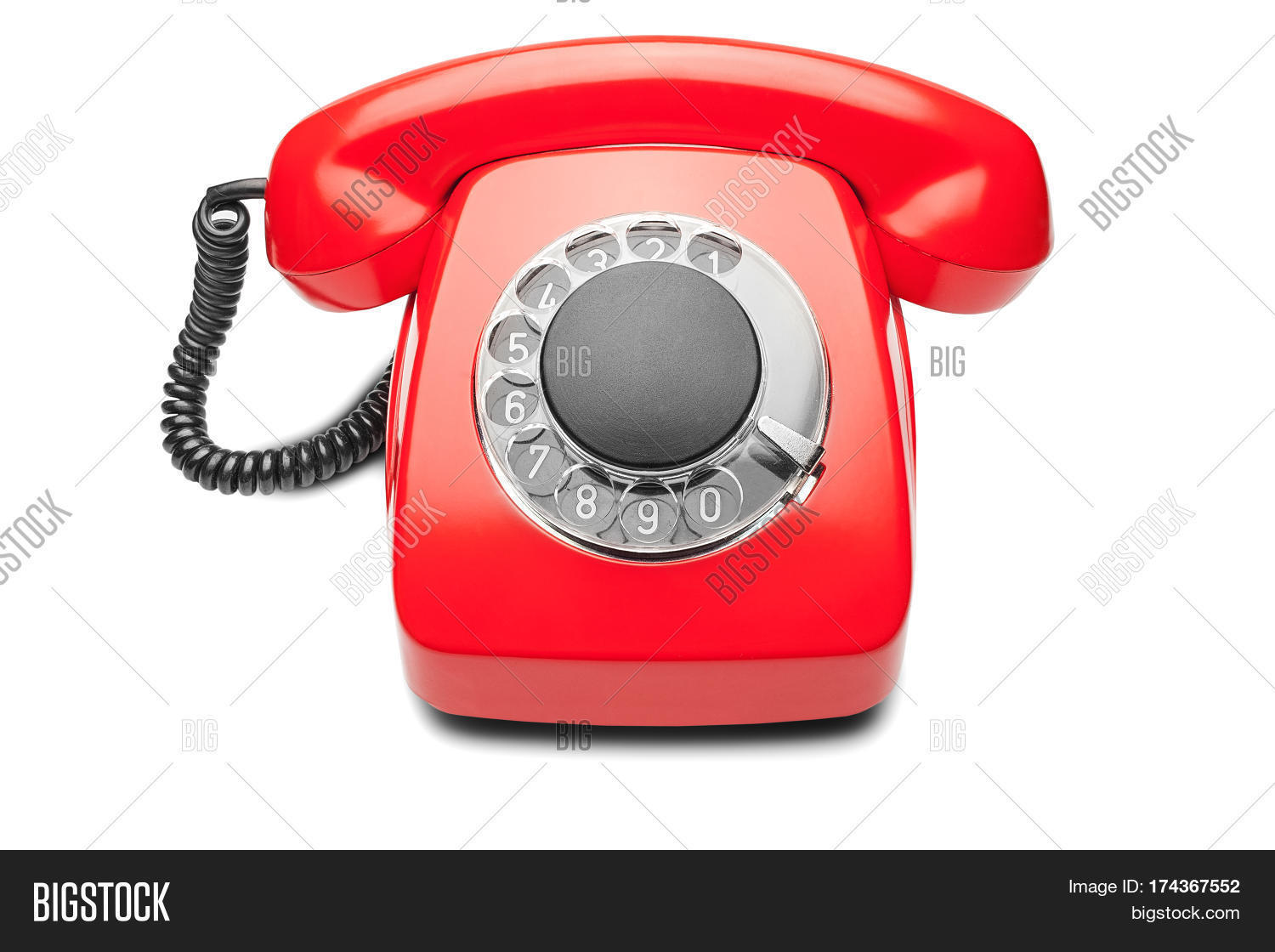 Landline Red Phone On Image & Photo (Free Trial) | Bigstock