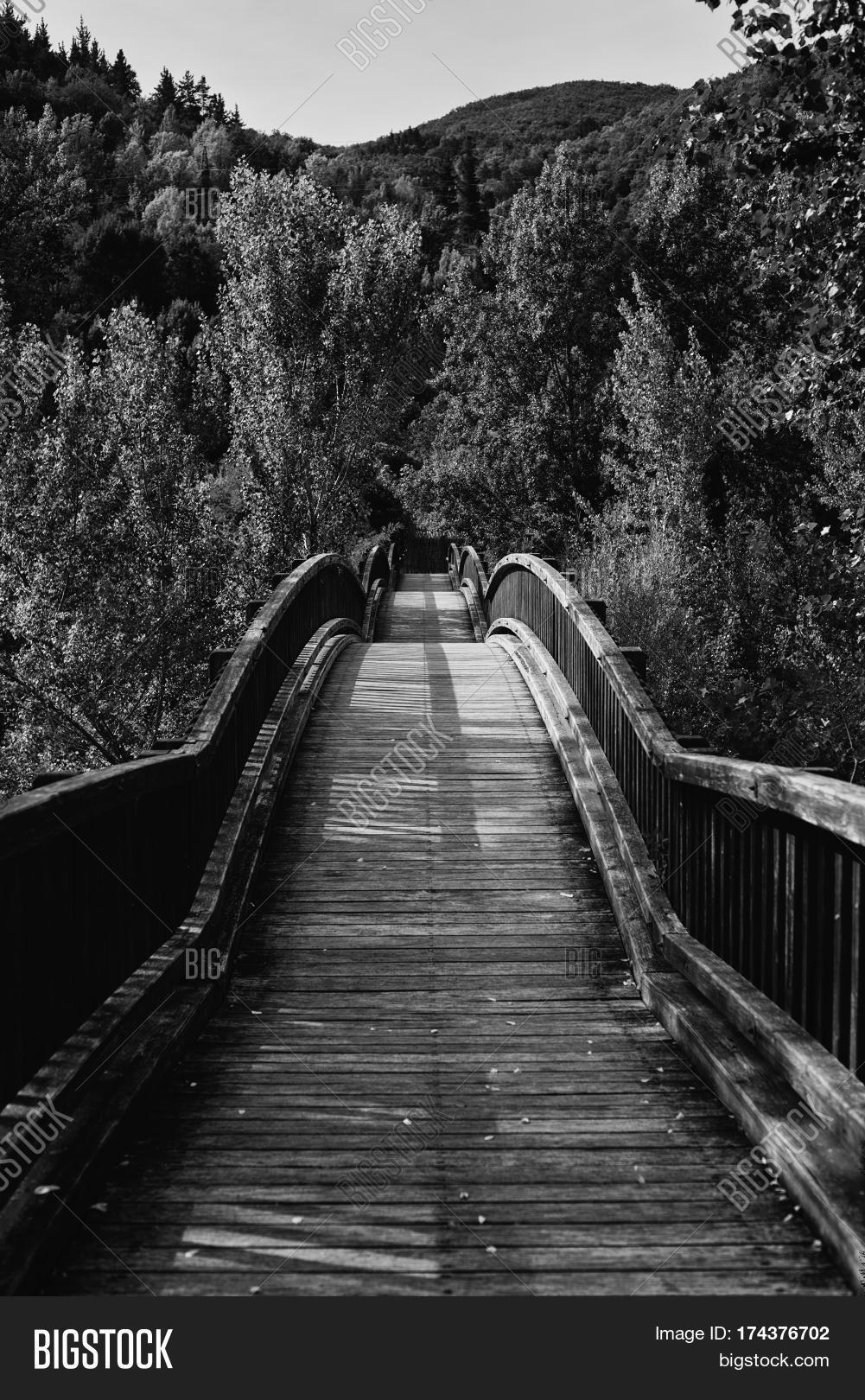 Wooden Bridge Over Image & Photo (Free Trial) | Bigstock