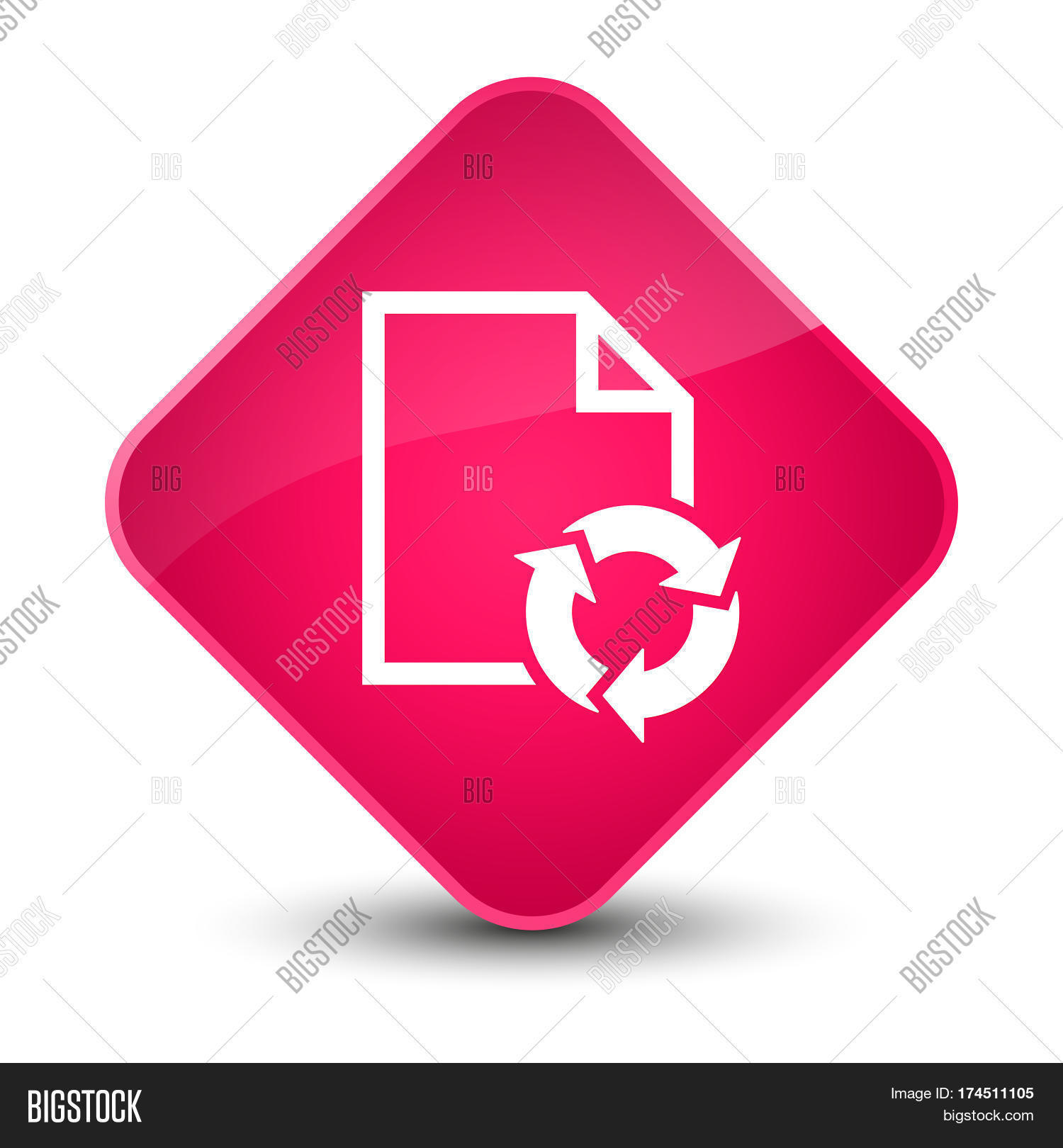 Document Process Icon Image & Photo (Free Trial) | Bigstock
