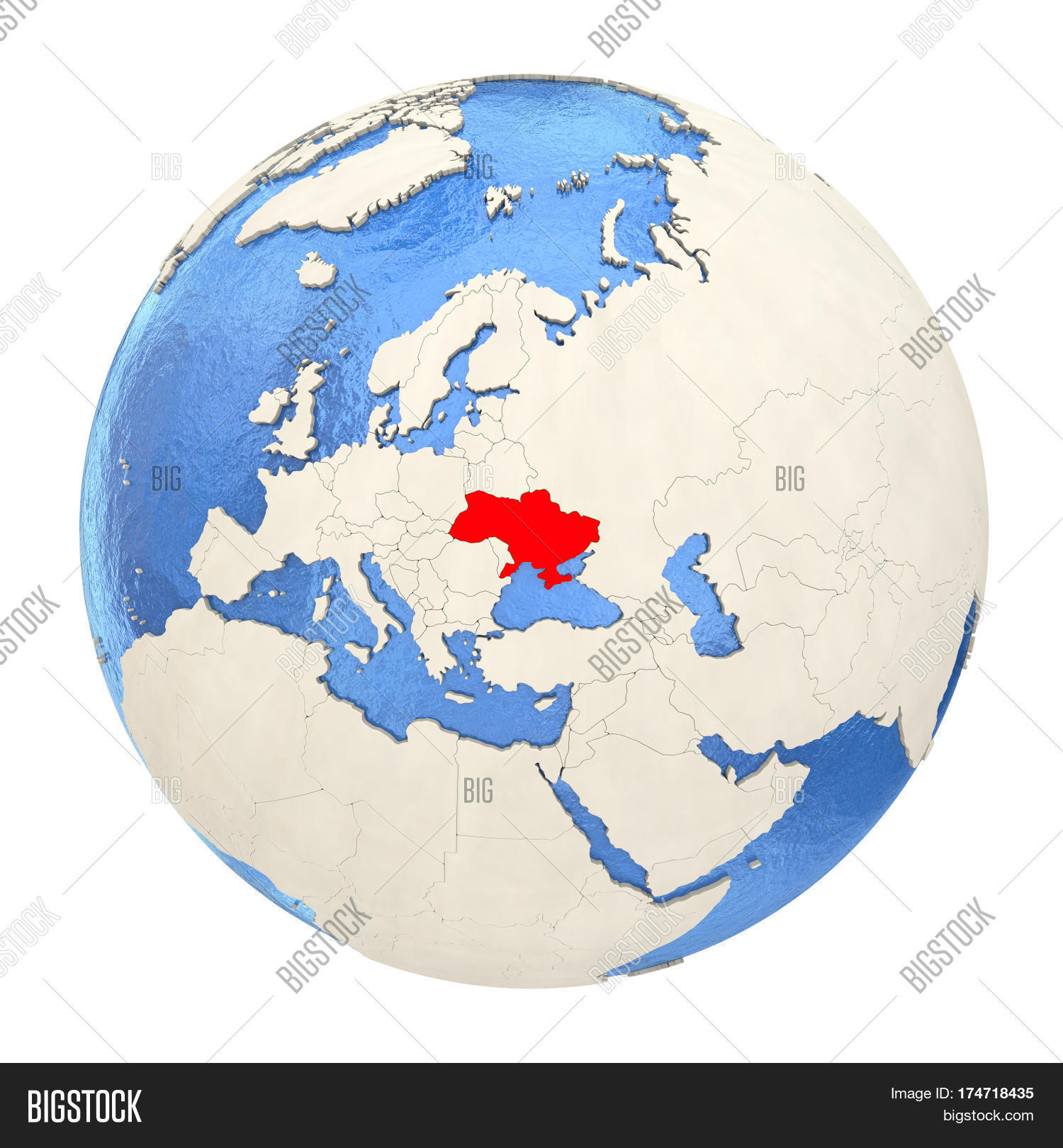 Ukraine Red On Full Image & Photo (Free Trial) | Bigstock