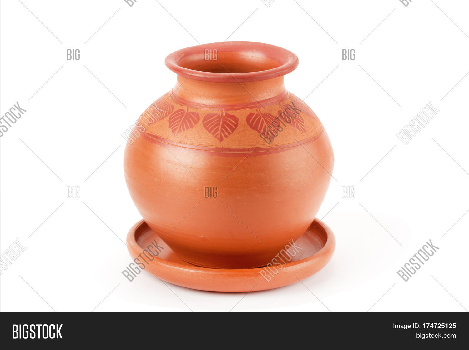 Clay Pot Plate Image & Photo (Free Trial) | Bigstock