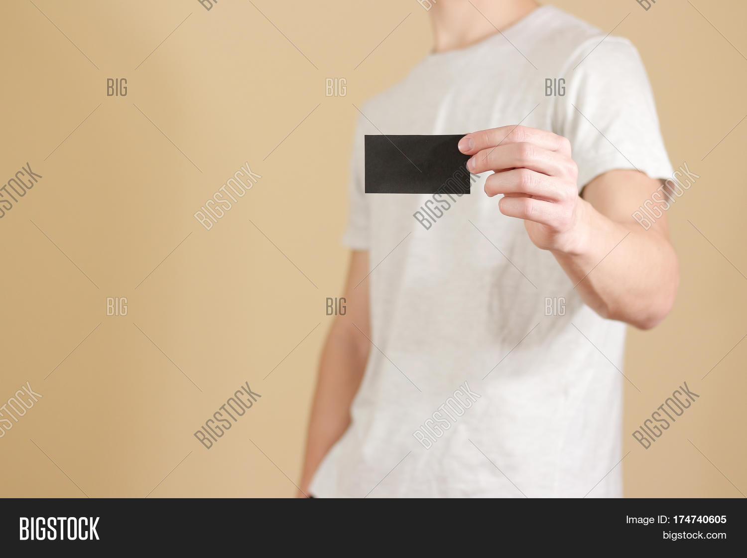 Man Showing Black Card Image & Photo (Free Trial) | Bigstock
