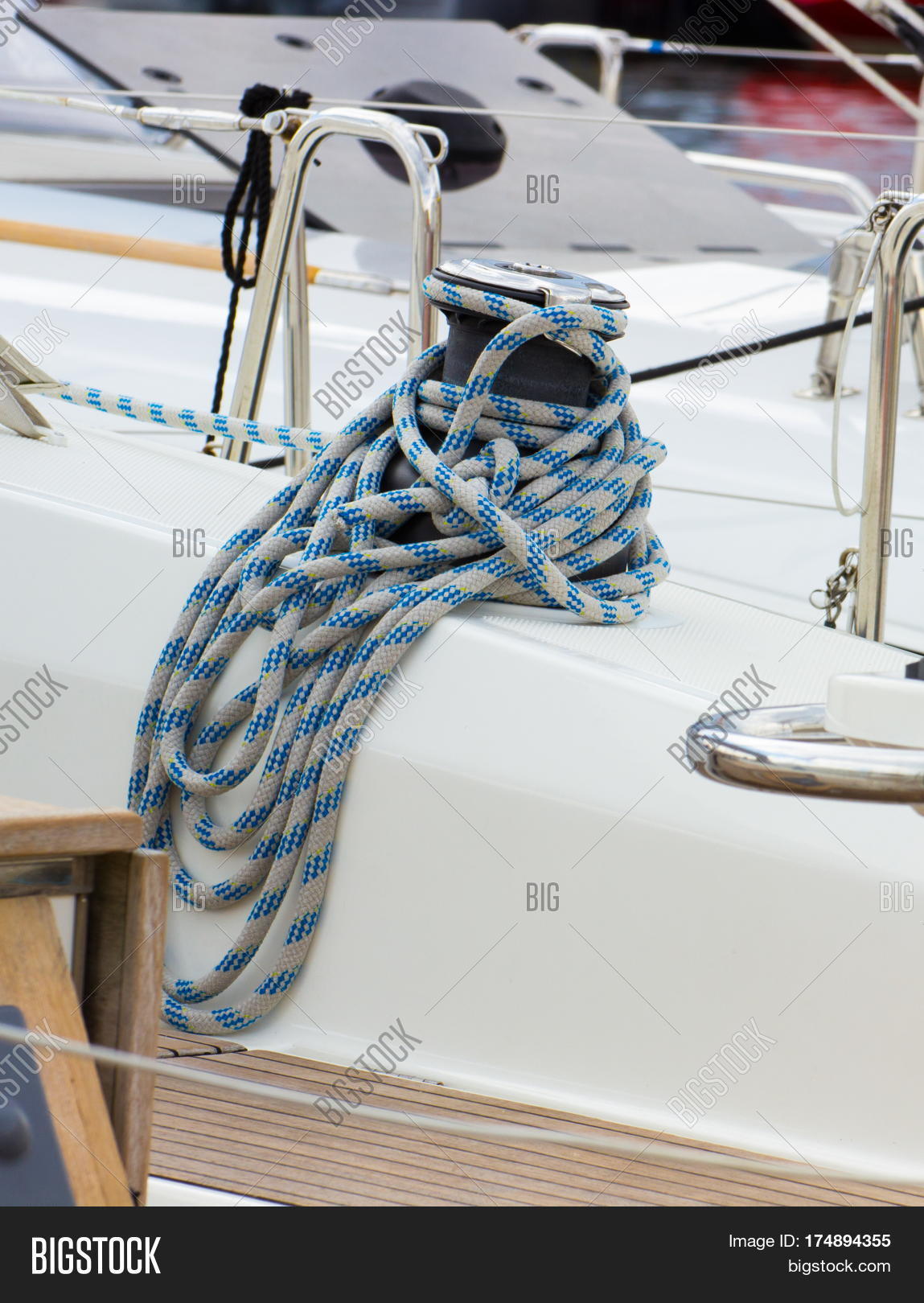 Yachting, Coiled Rope Image & Photo (Free Trial) | Bigstock
