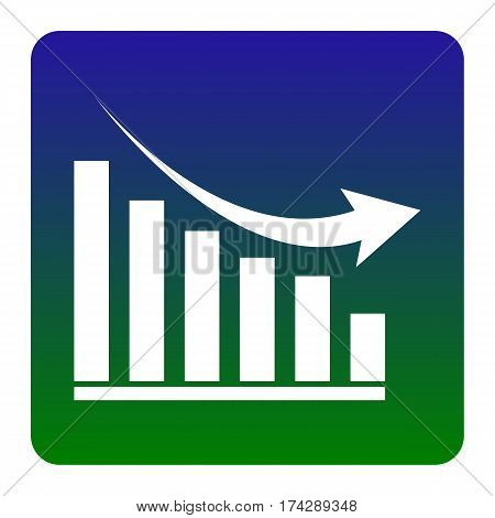Declining Graph Sign Vector & Photo (Free Trial) | Bigstock
