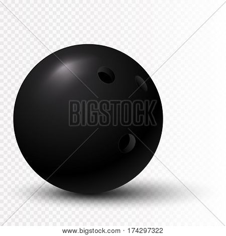 Black Bowling Ball Vector & Photo (Free Trial) | Bigstock