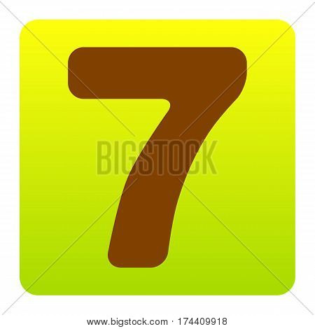 Number 7 Sign Design Vector & Photo (Free Trial) | Bigstock