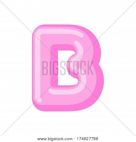 Letter B Candy Font. Vector & Photo (Free Trial) | Bigstock