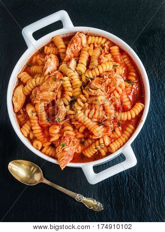 Fusilli Pasta Chicken Image & Photo (Free Trial) | Bigstock