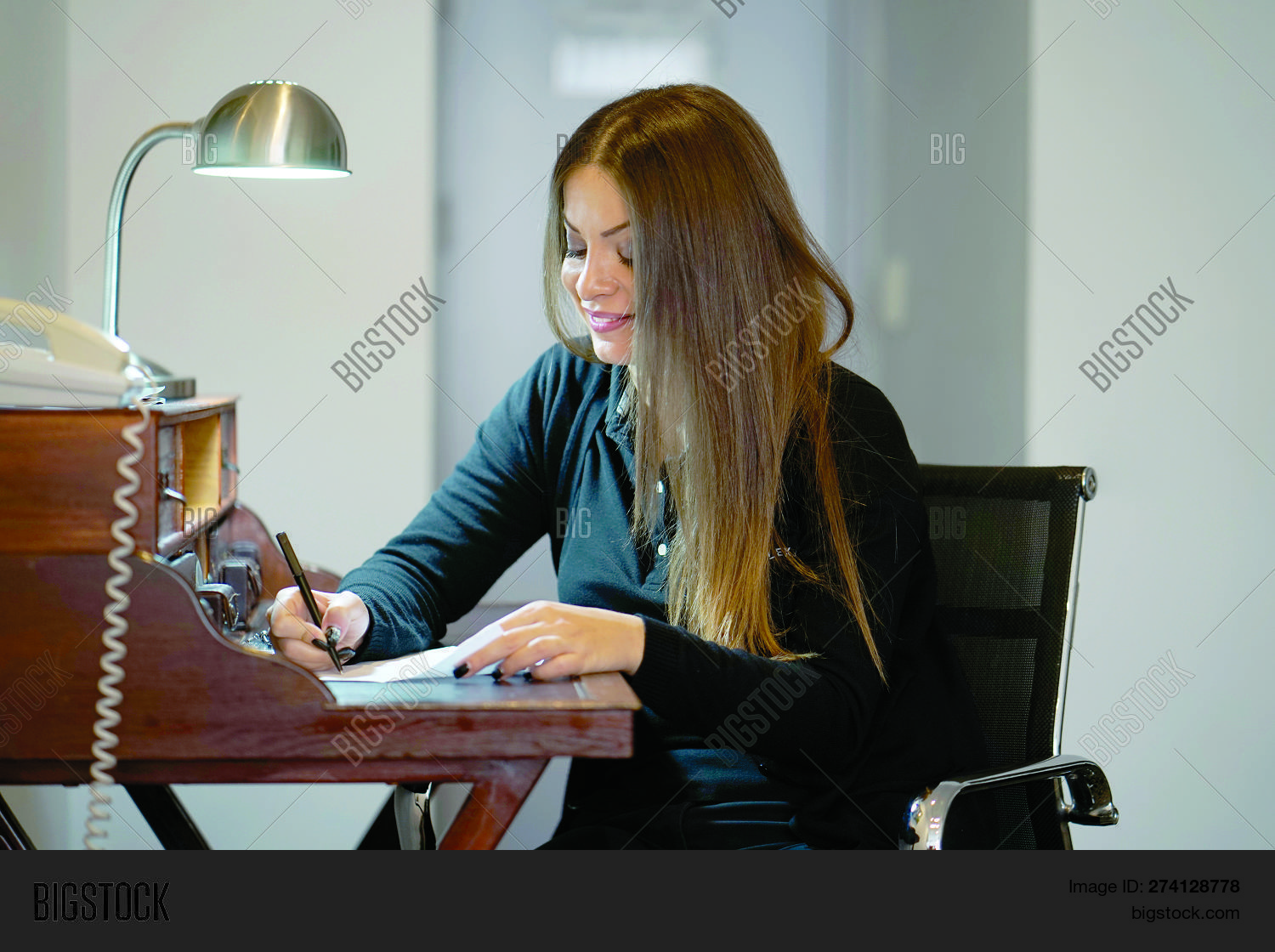 Woman Happy While Image & Photo (Free Trial) | Bigstock