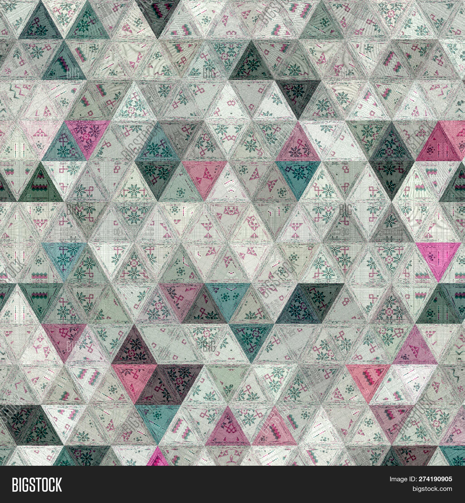 Patchwork Triangles Image & Photo (Free Trial) | Bigstock