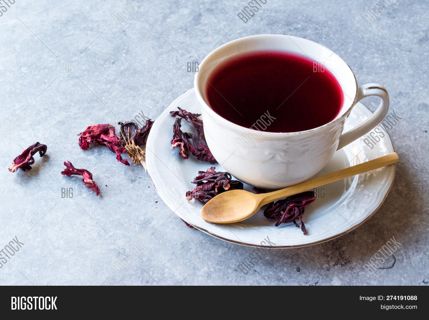 Red Hot Hibiscus Tea Image & Photo (Free Trial) | Bigstock
