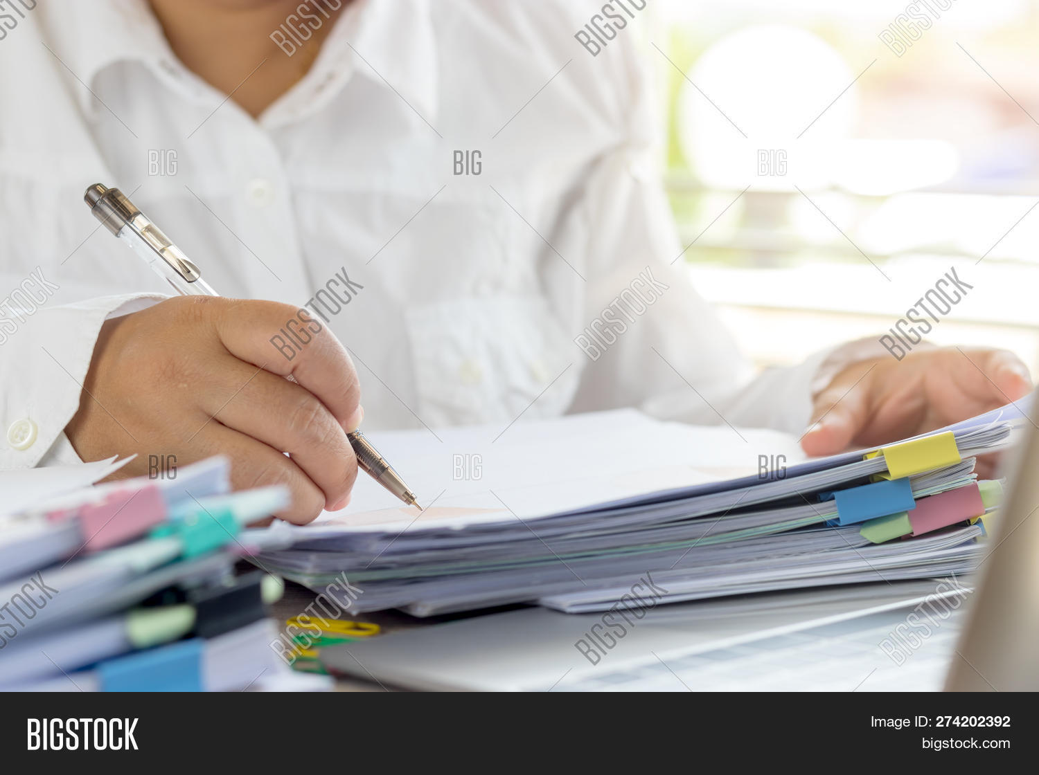 Teacher Holding Pen By Image & Photo (Free Trial) | Bigstock