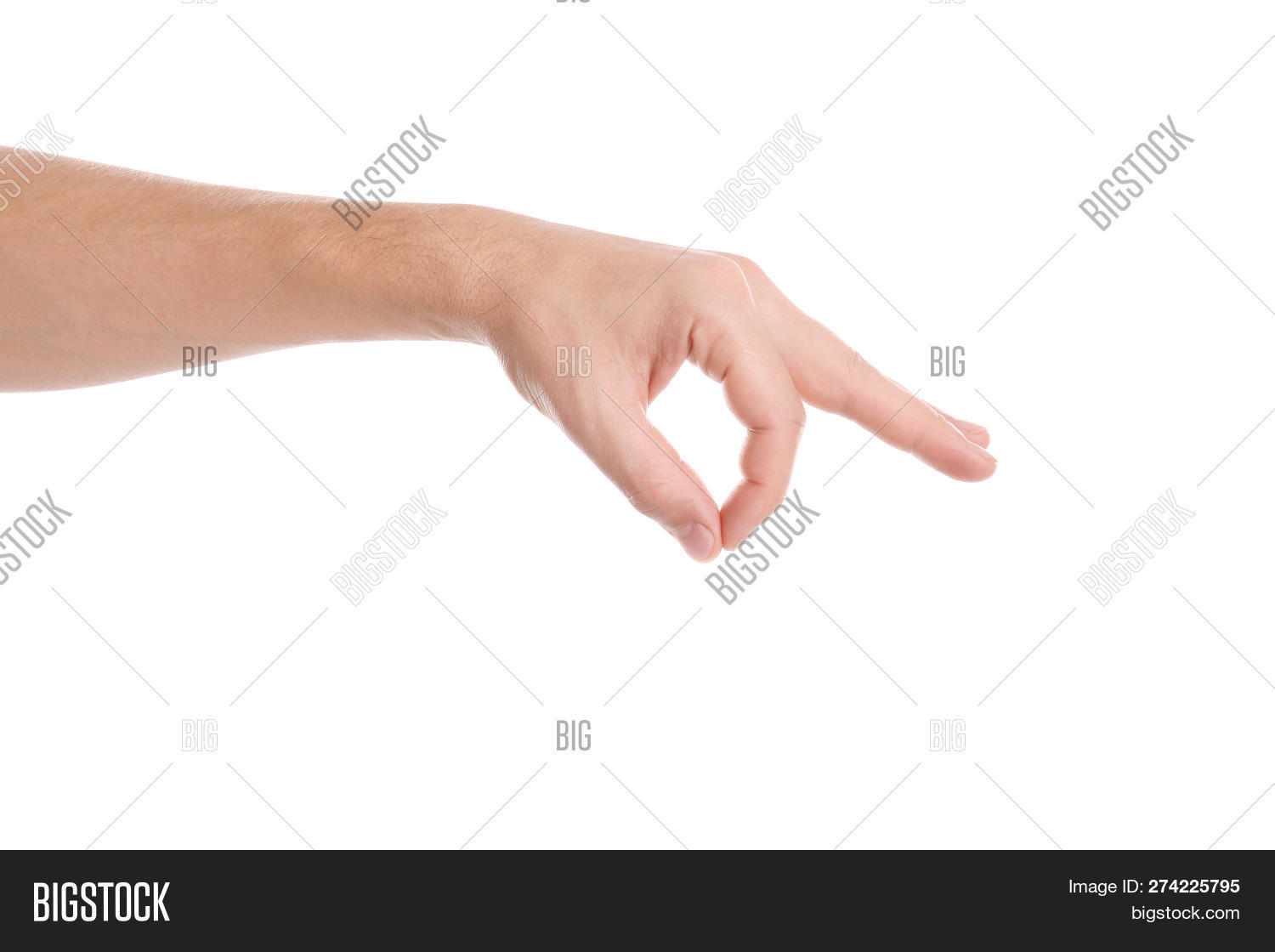 Man Showing Pinch Image & Photo (Free Trial) | Bigstock