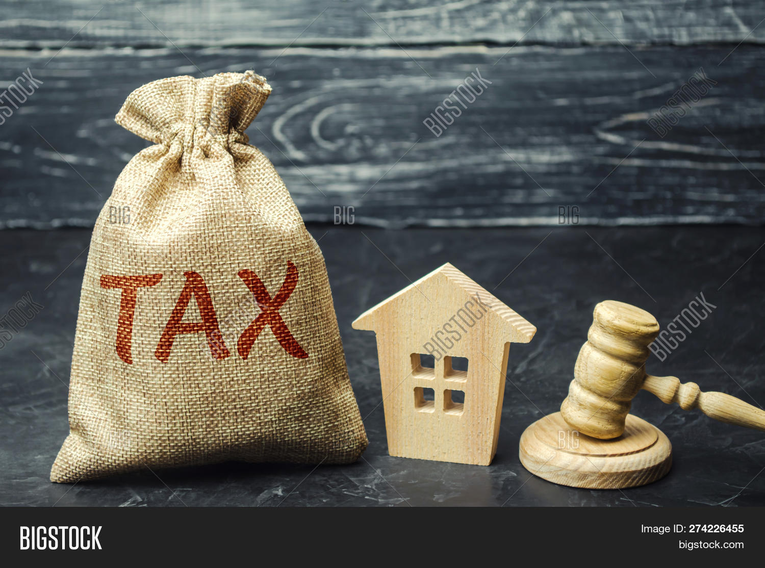 Bag Money Word Tax Image & Photo (Free Trial) | Bigstock