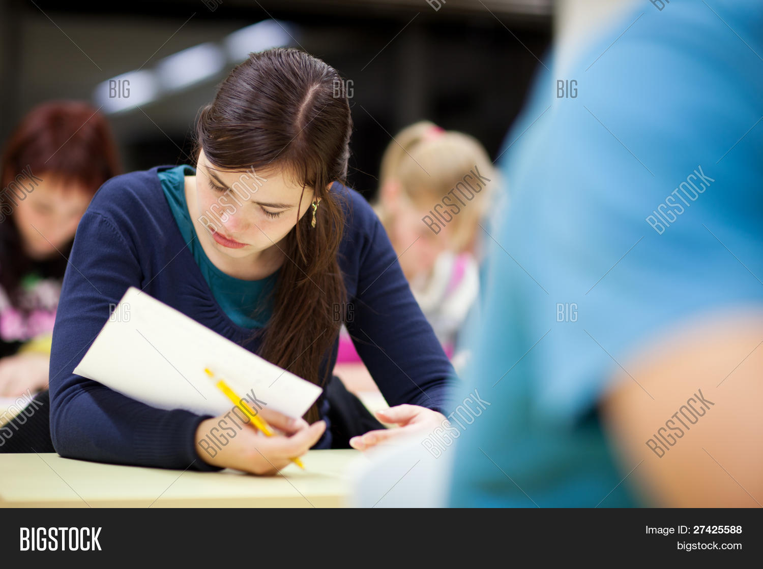 Pretty Female College Image & Photo (Free Trial) | Bigstock