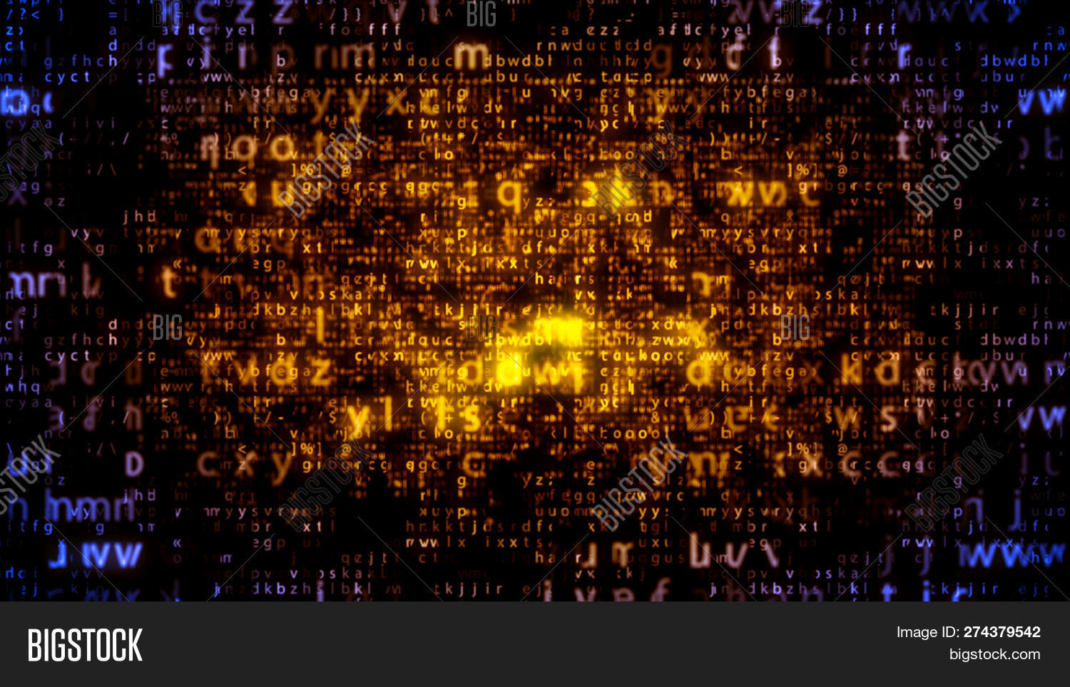 Imagen y foto Yellow Matrix (prueba gratis) | Bigstock