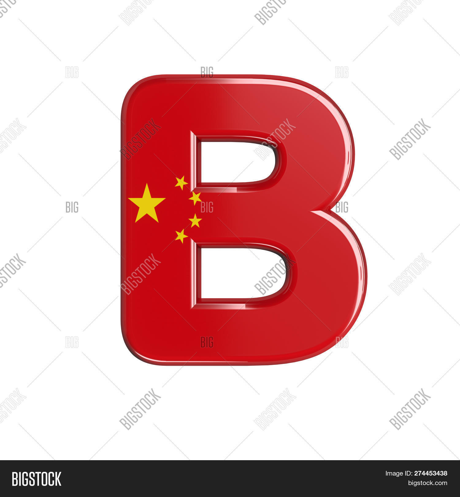 China Flag Letter B - Image & Photo (Free Trial) | Bigstock