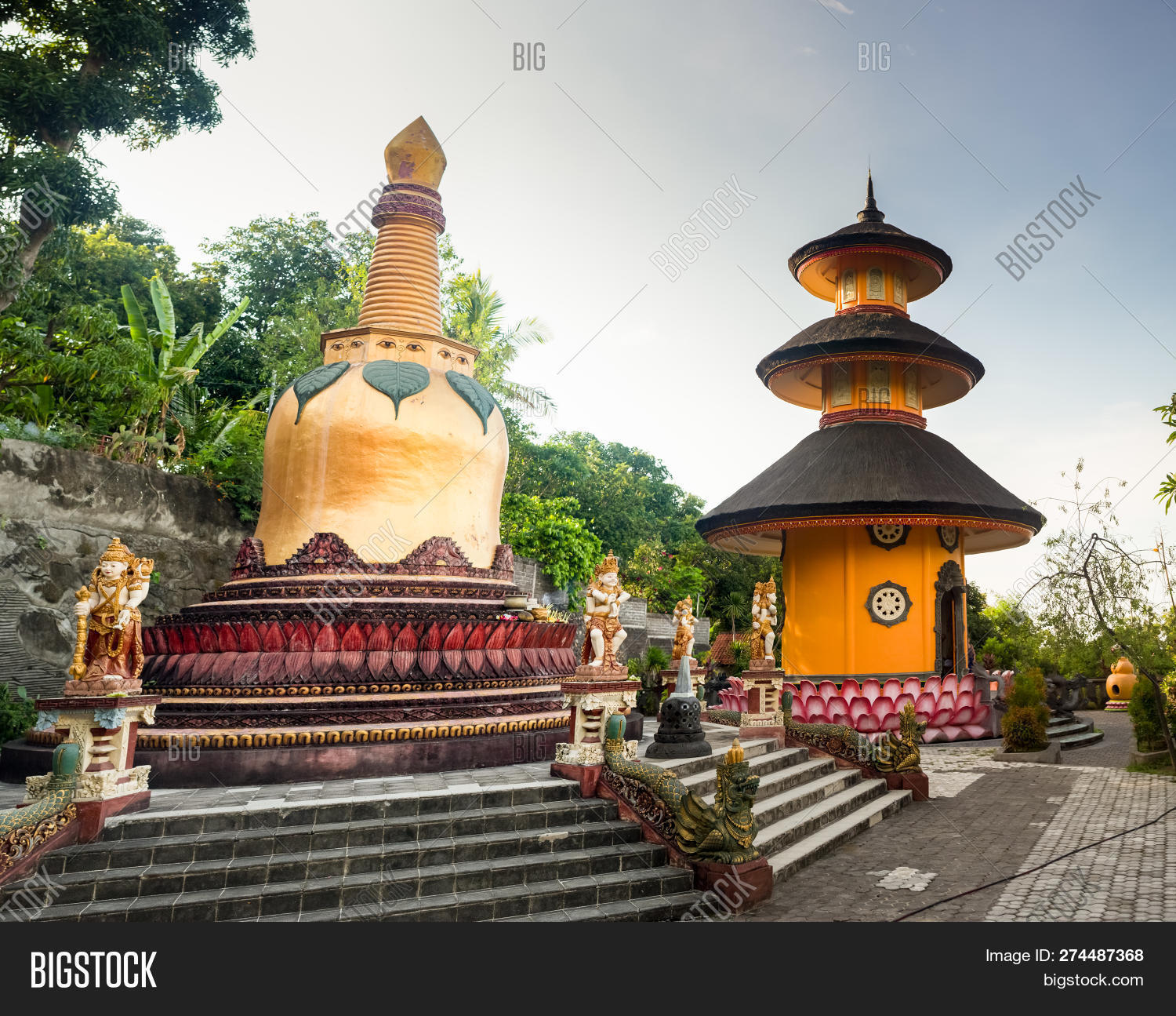 Buddhist Stupas Image & Photo (Free Trial) | Bigstock