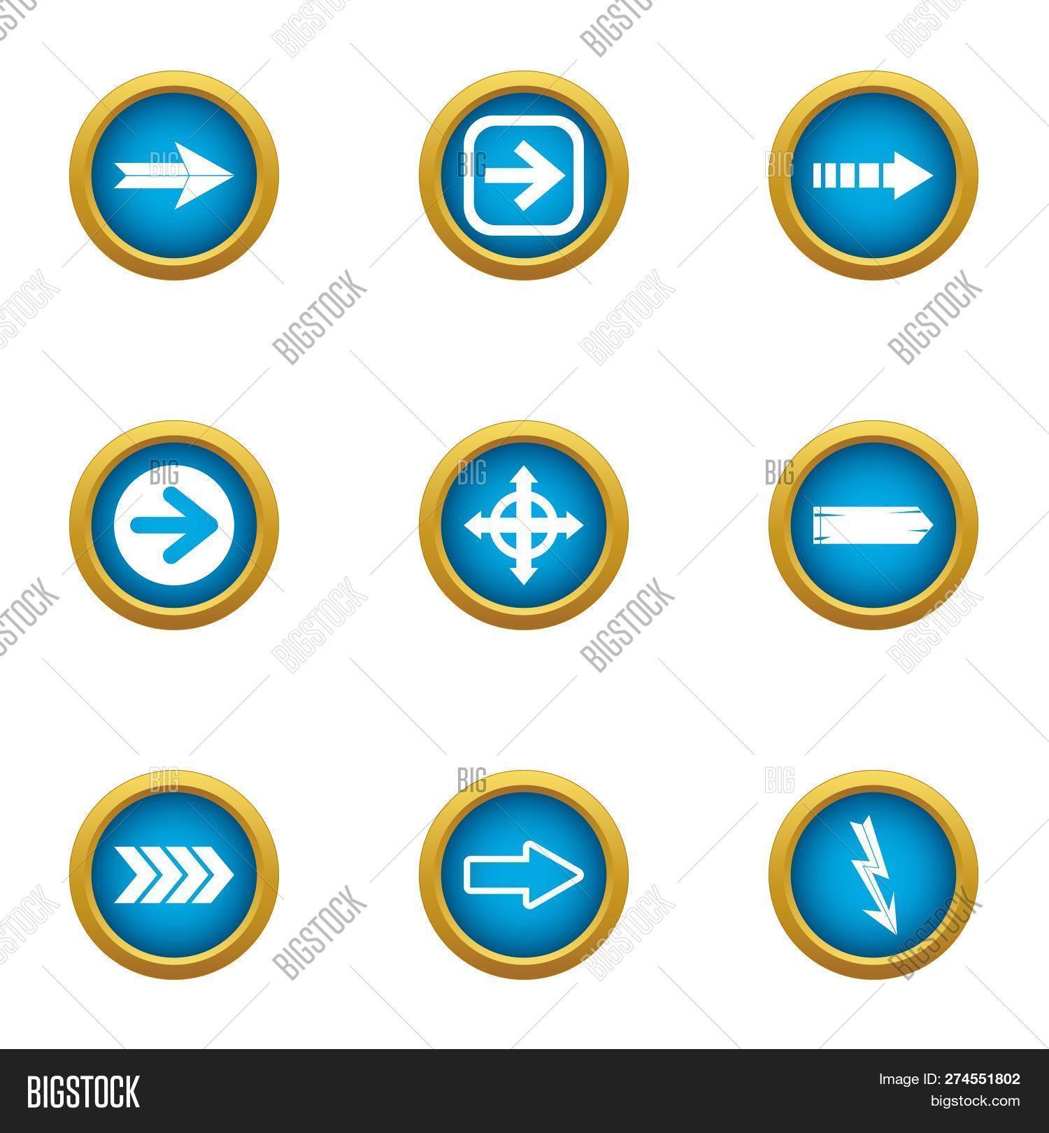 Turnout Icons Set. Image & Photo (Free Trial) | Bigstock
