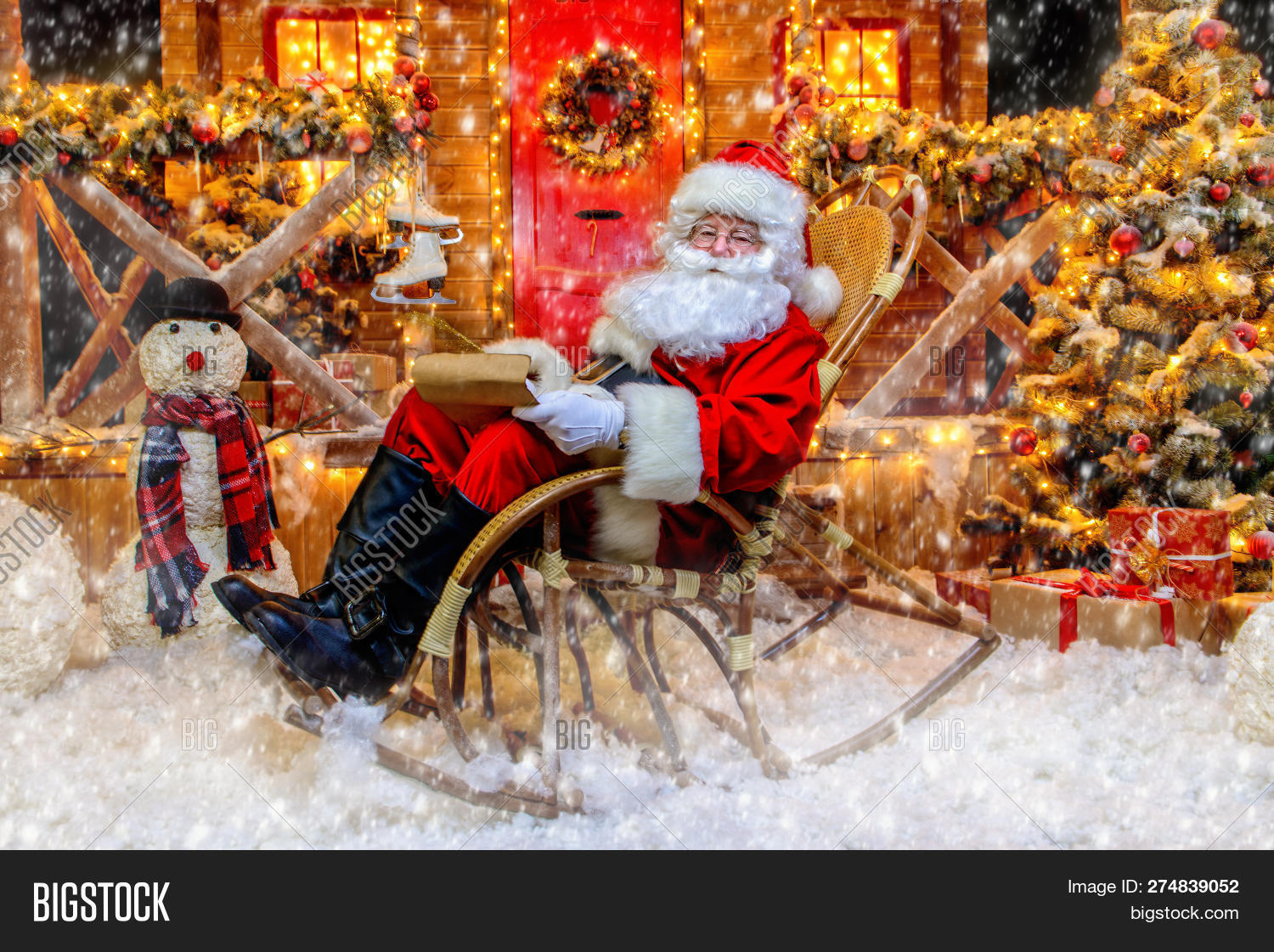Santa Claus Sitting Image & Photo (Free Trial) | Bigstock