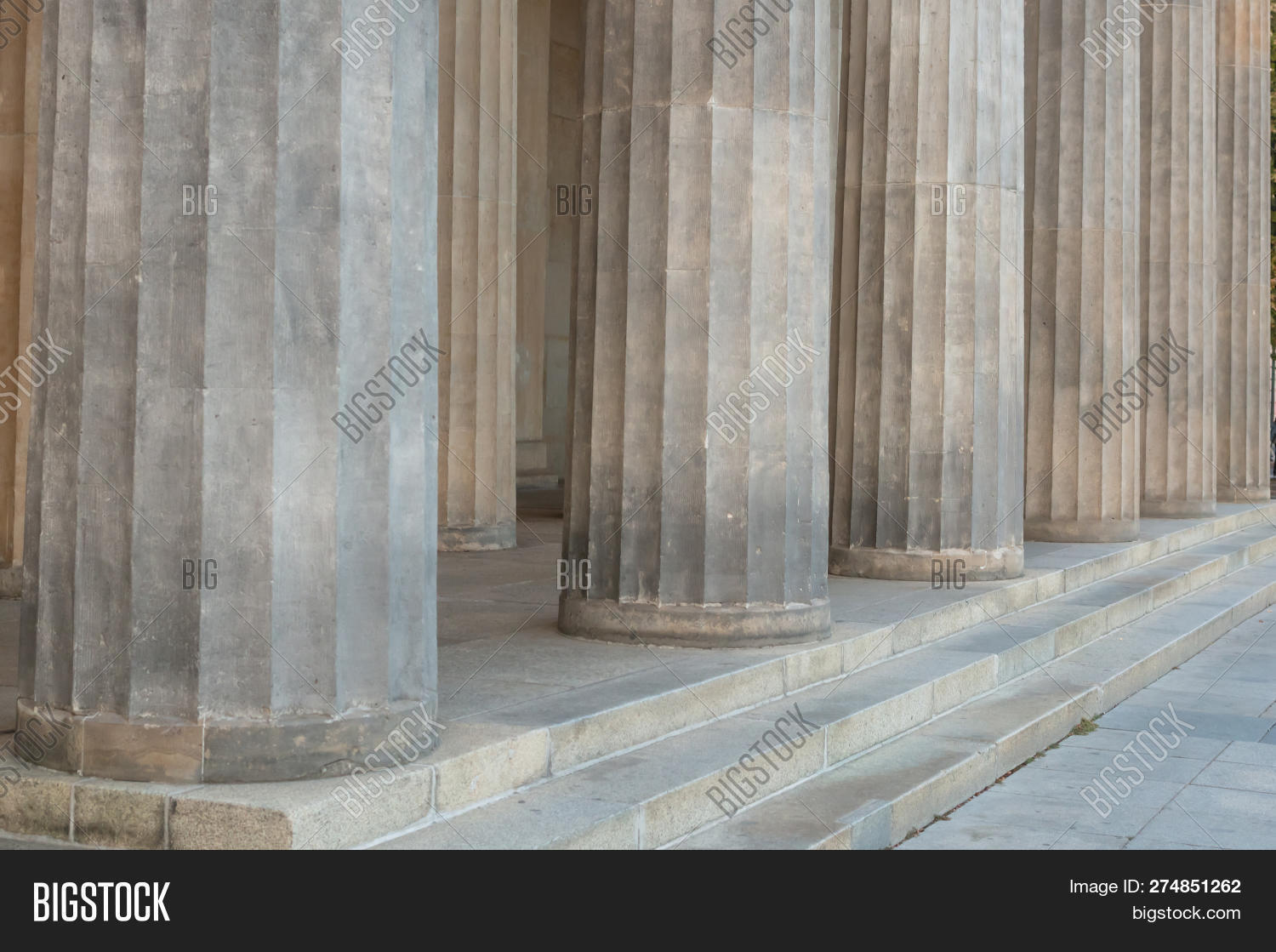 Ancient Pillars Steps Image & Photo (Free Trial) | Bigstock