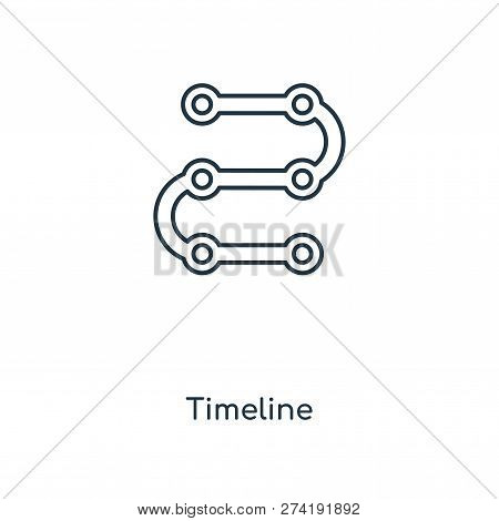 Timeline Icon Trendy Vector & Photo (Free Trial) | Bigstock