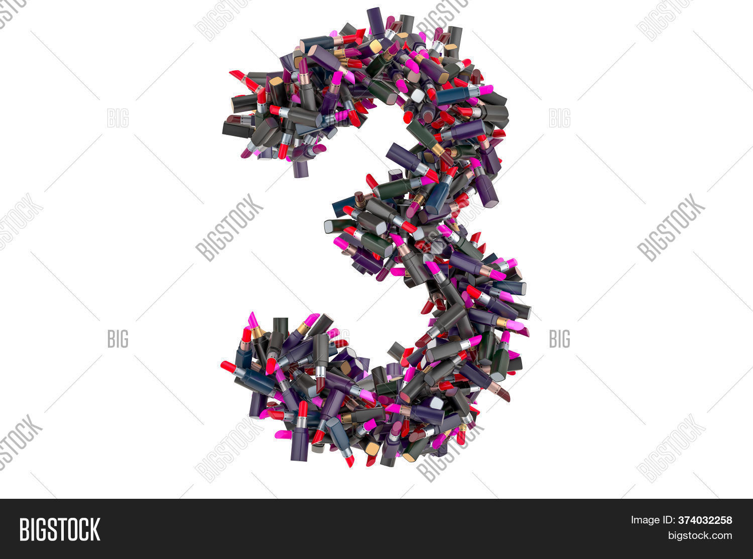 Number 3 Colored Image & Photo (Free Trial) | Bigstock