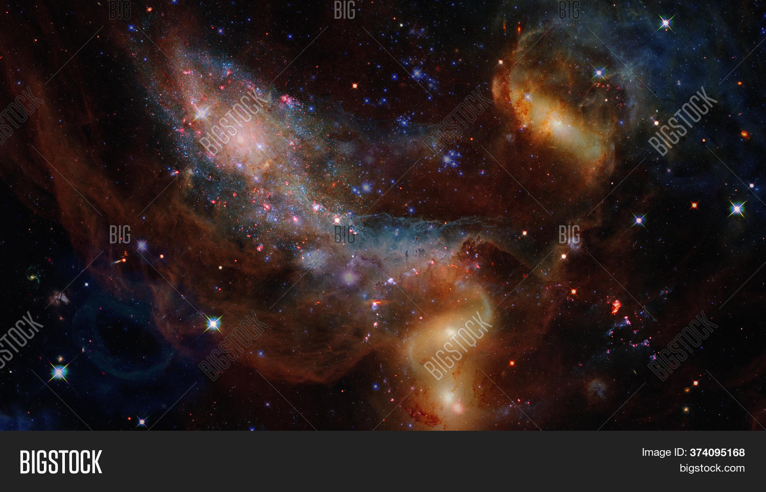 Starfield On Night Sky Image & Photo (Free Trial) | Bigstock
