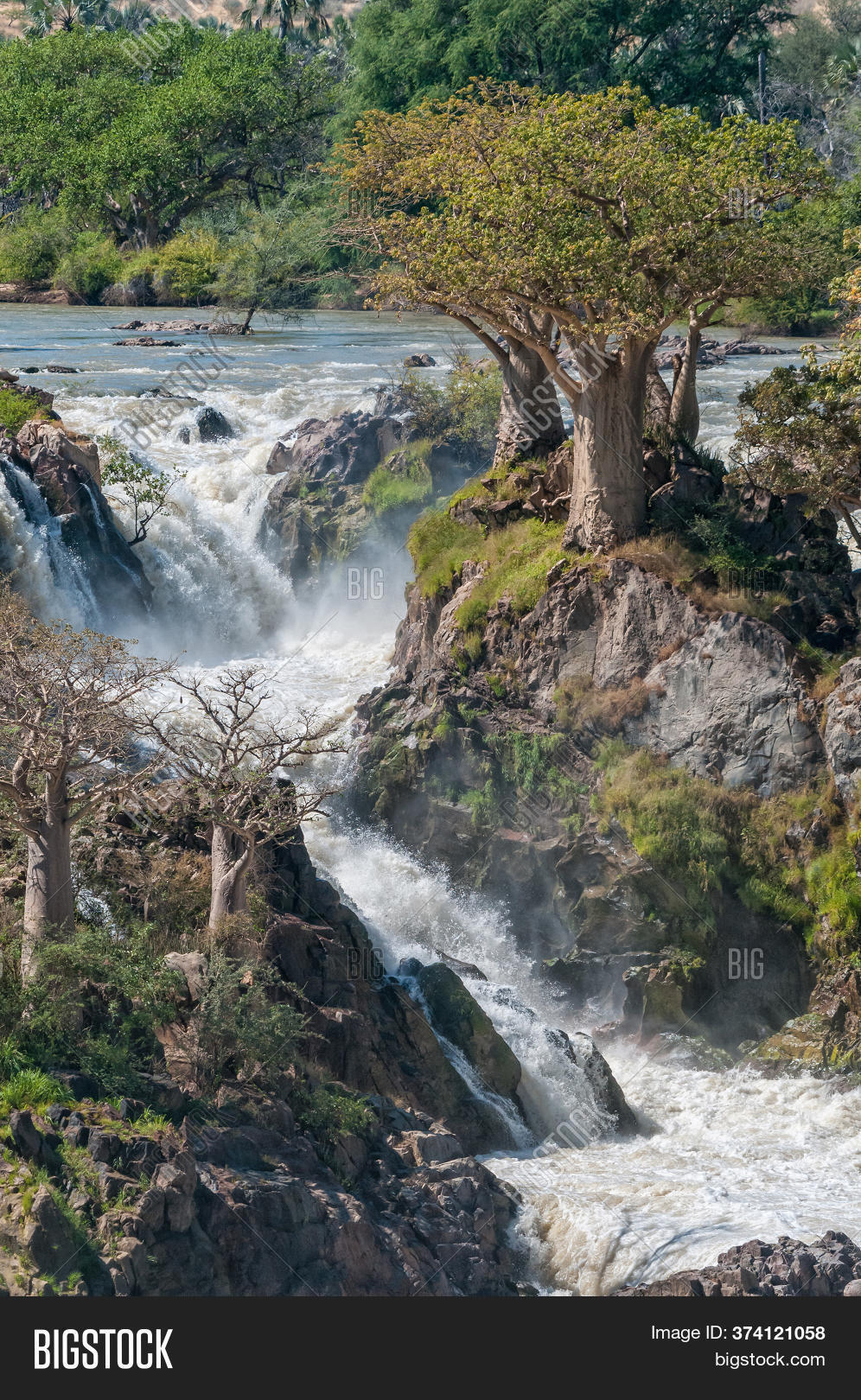 Part Epupa Waterfalls Image & Photo (Free Trial) | Bigstock