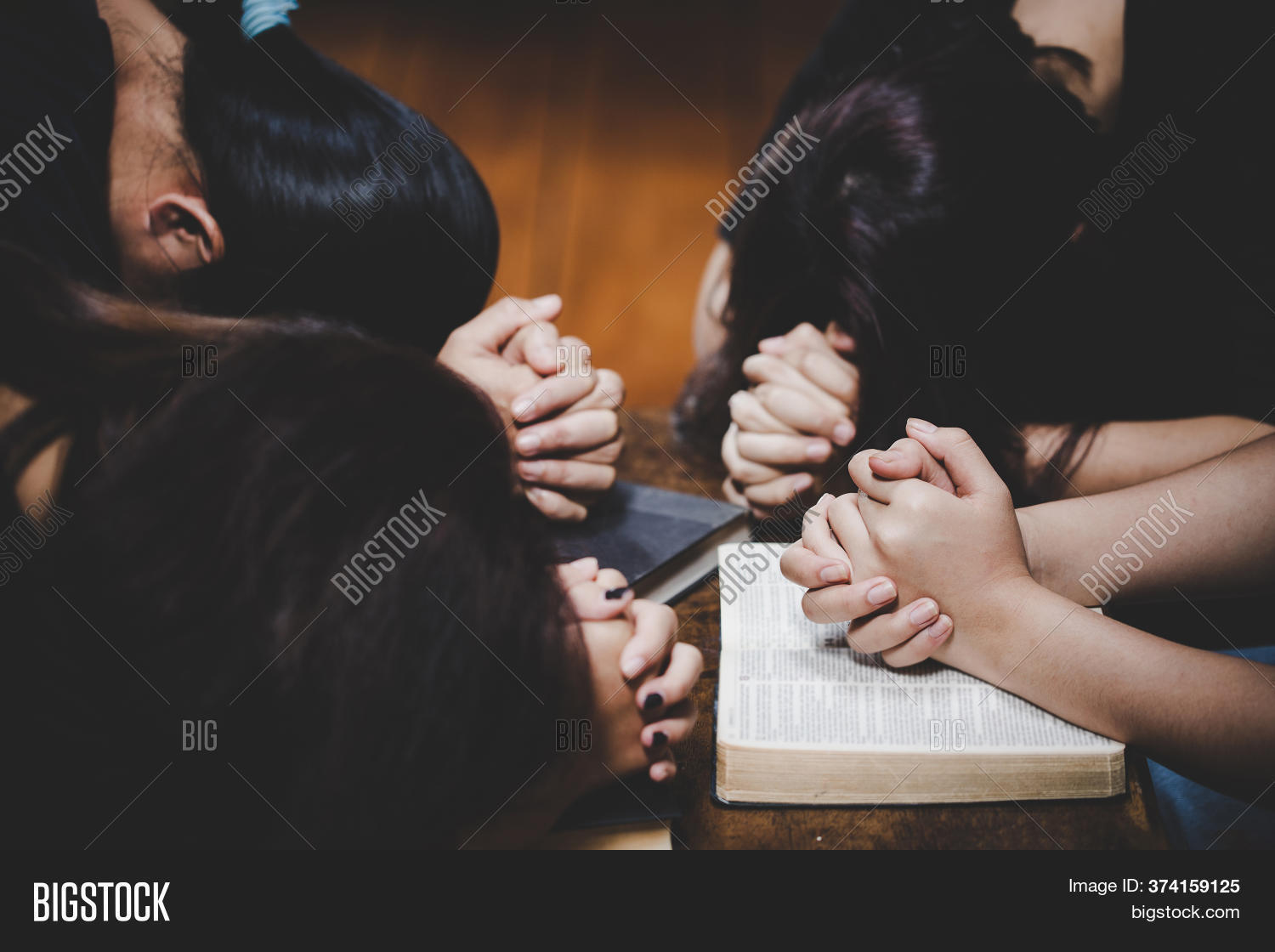 Group People Praying Image & Photo (Free Trial) | Bigstock