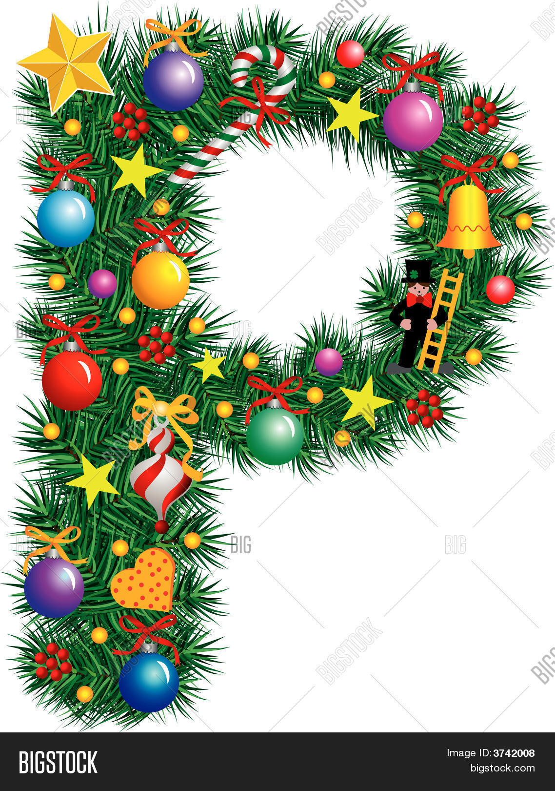 Alphabet Letter P - Vector & Photo (Free Trial) | Bigstock