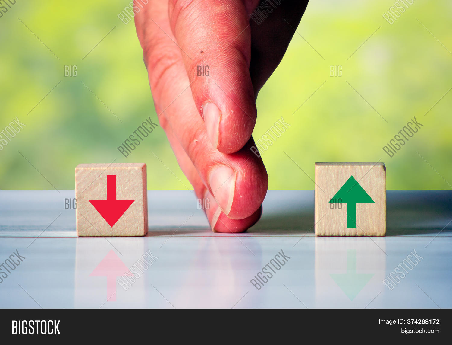 Hand Separates Two Image & Photo (Free Trial) | Bigstock