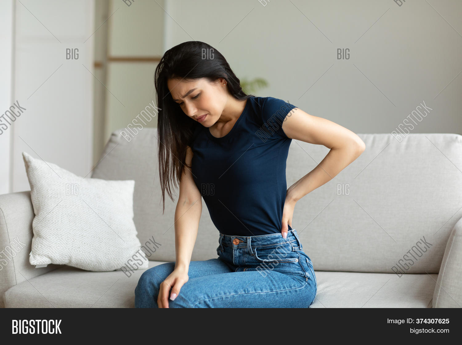 Back Pain. Woman Image & Photo (Free Trial) | Bigstock