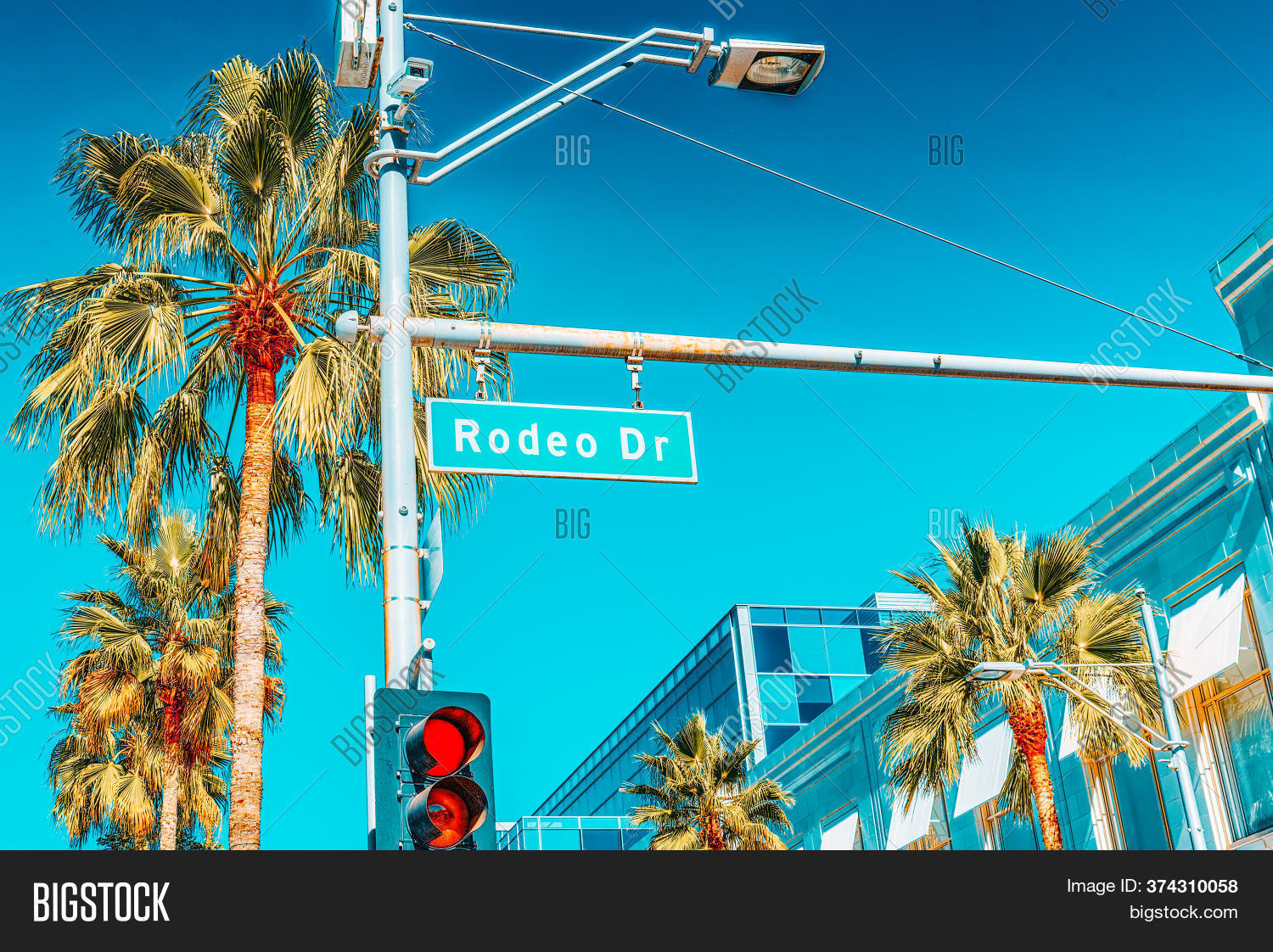 Rodeo Drive Road Sign Image & Photo (Free Trial) | Bigstock
