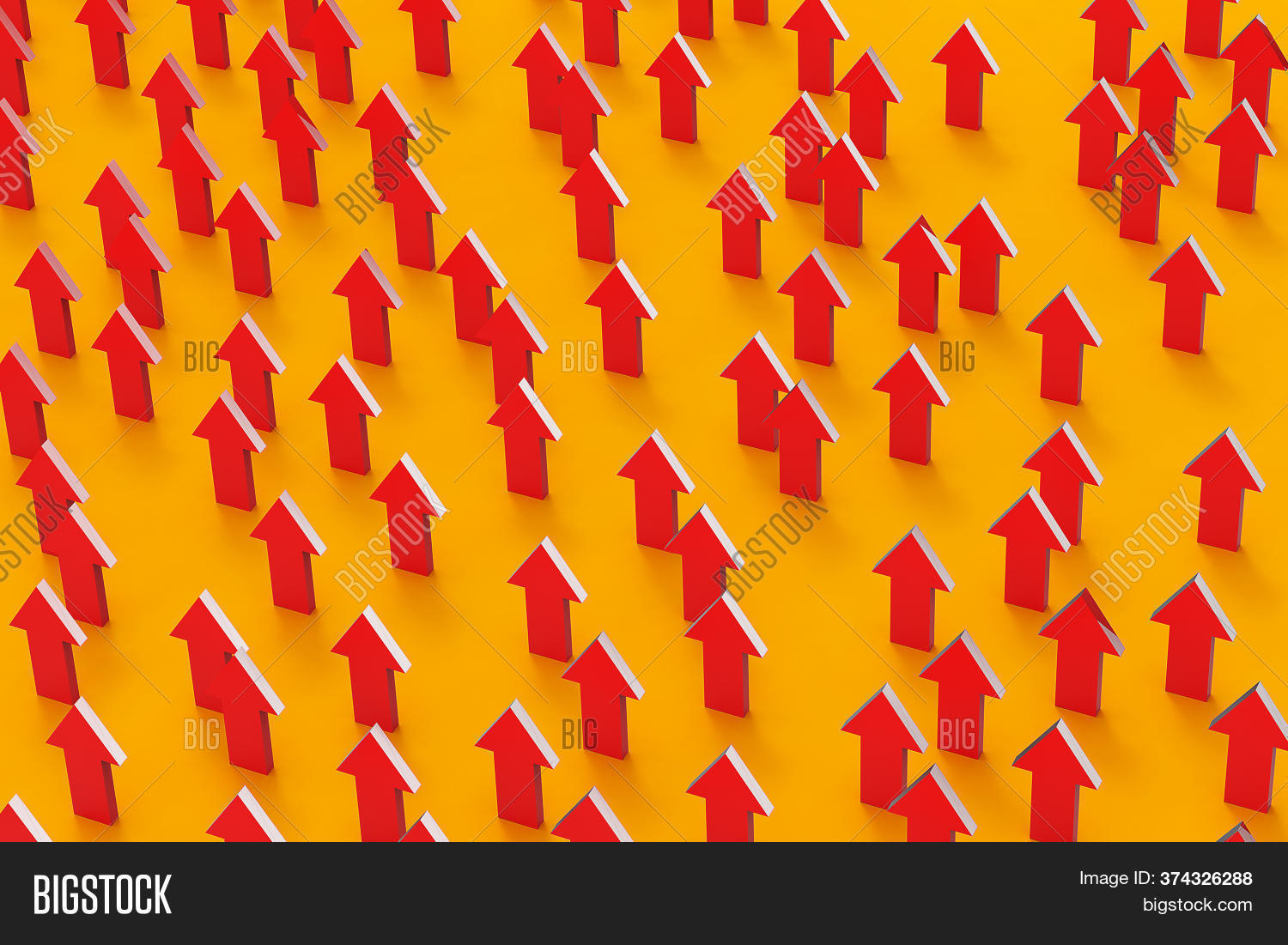 Red Arrow. Growing Image & Photo (Free Trial) | Bigstock