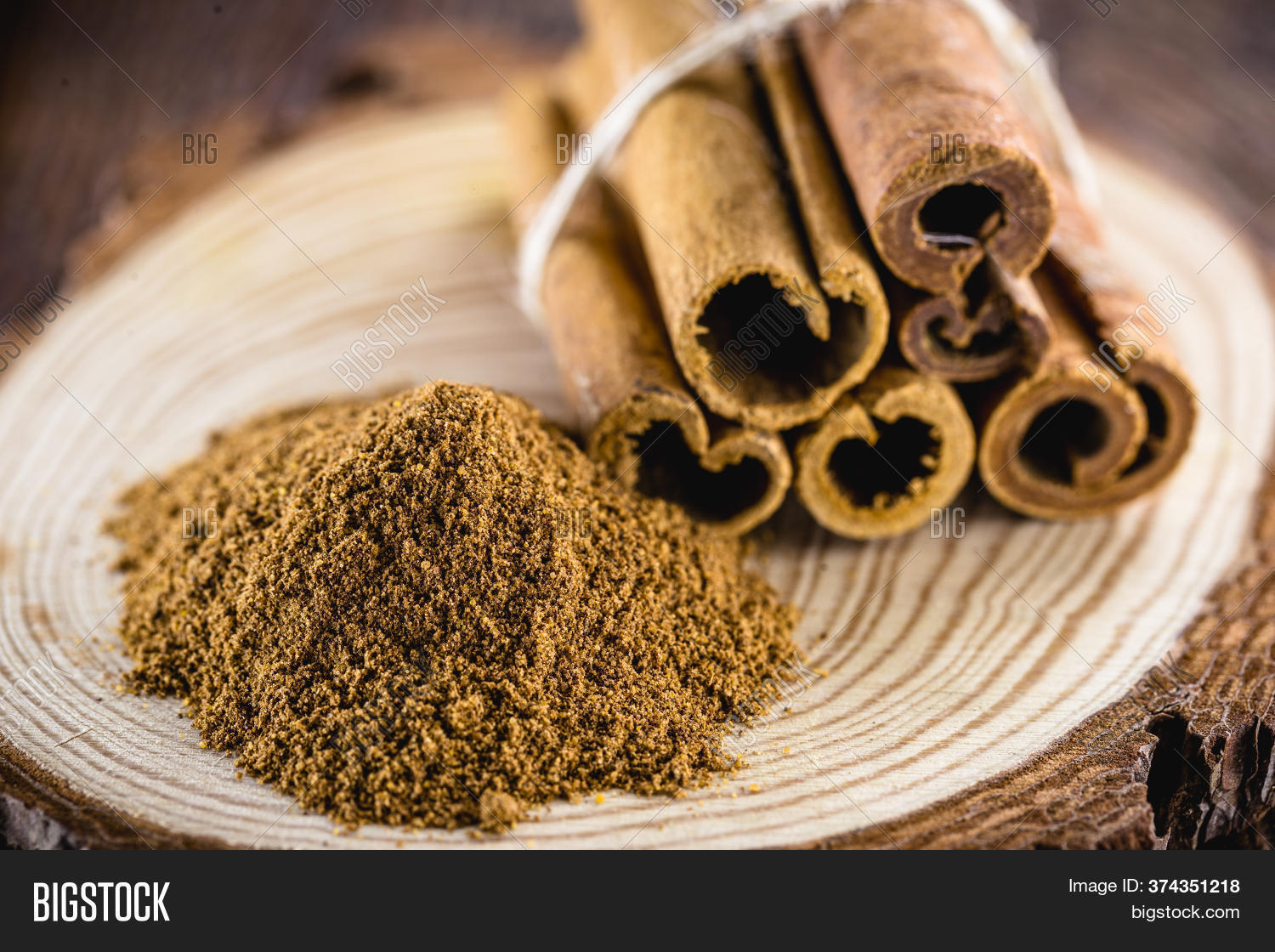 Powdered Cinnamon Image & Photo (Free Trial) | Bigstock