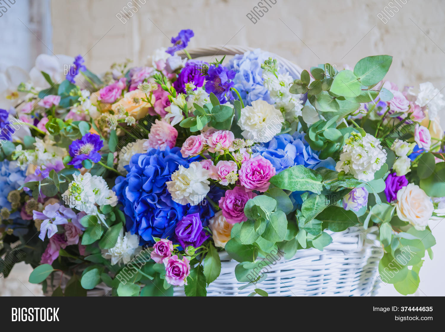 Large Floral Basket Image & Photo (Free Trial) | Bigstock