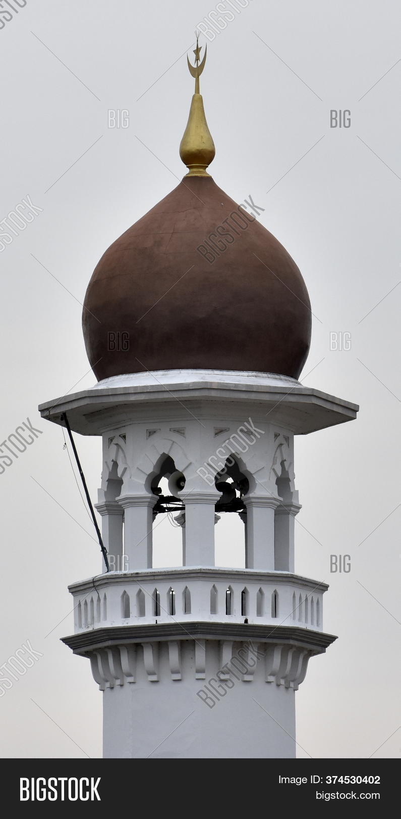 Dome On Top Minaret Image & Photo (Free Trial) | Bigstock