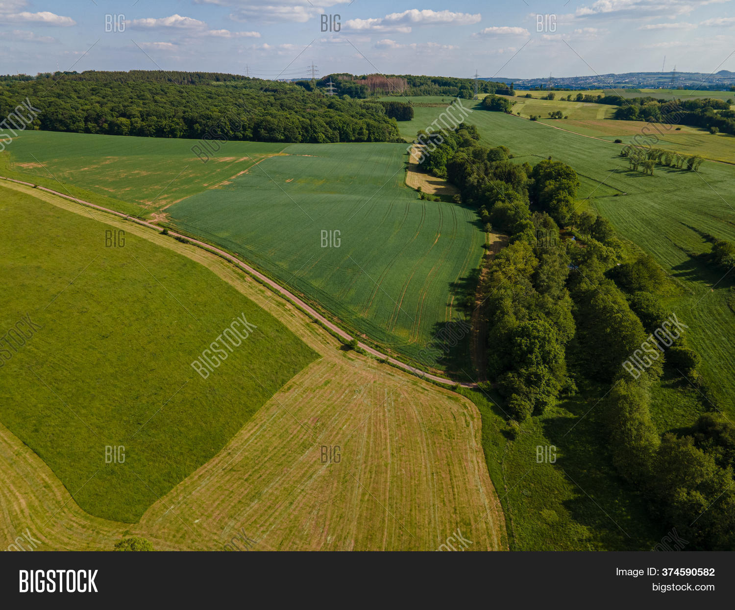 Green Rural Landscape Image & Photo (Free Trial) | Bigstock