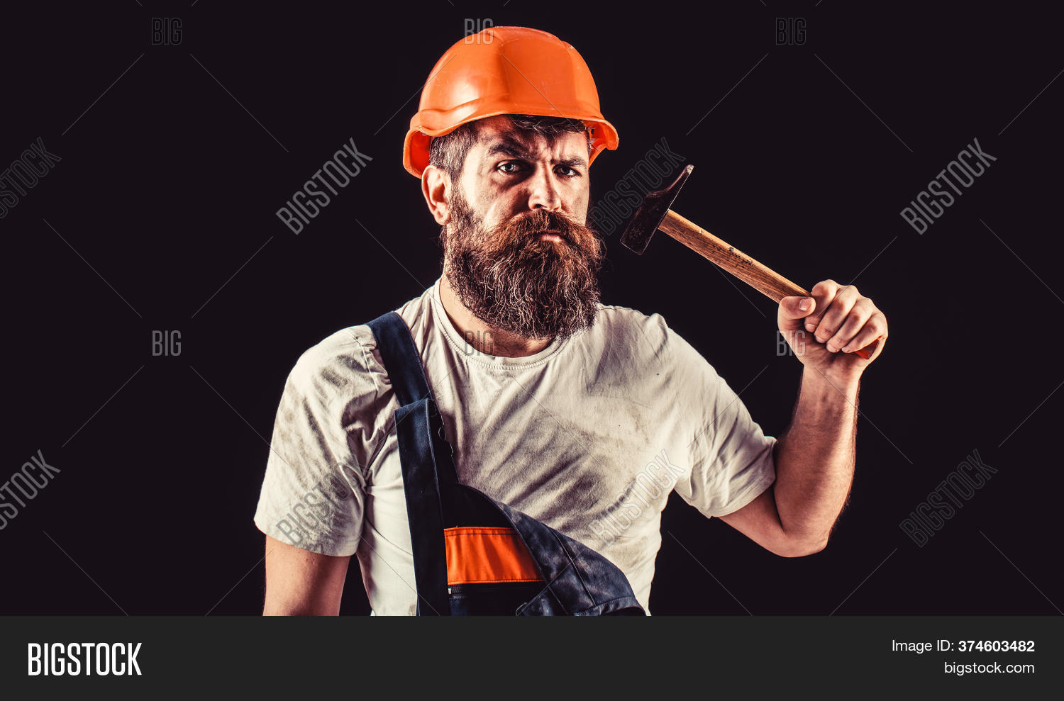 Bearded Builder Image & Photo (Free Trial) | Bigstock