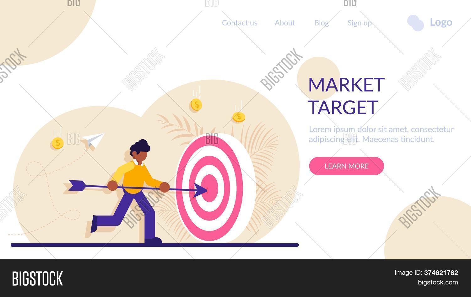 Concept Market Goal Image & Photo (Free Trial) | Bigstock