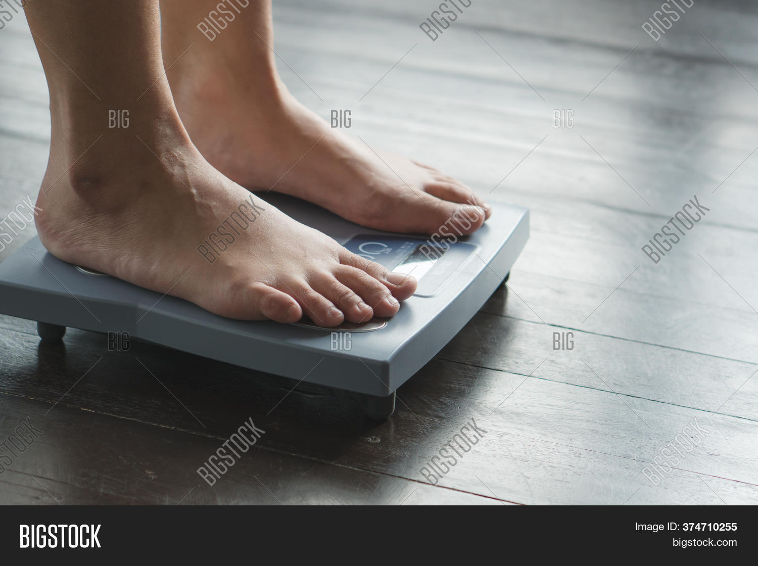 Woman Measuring Weight Image & Photo (Free Trial) | Bigstock