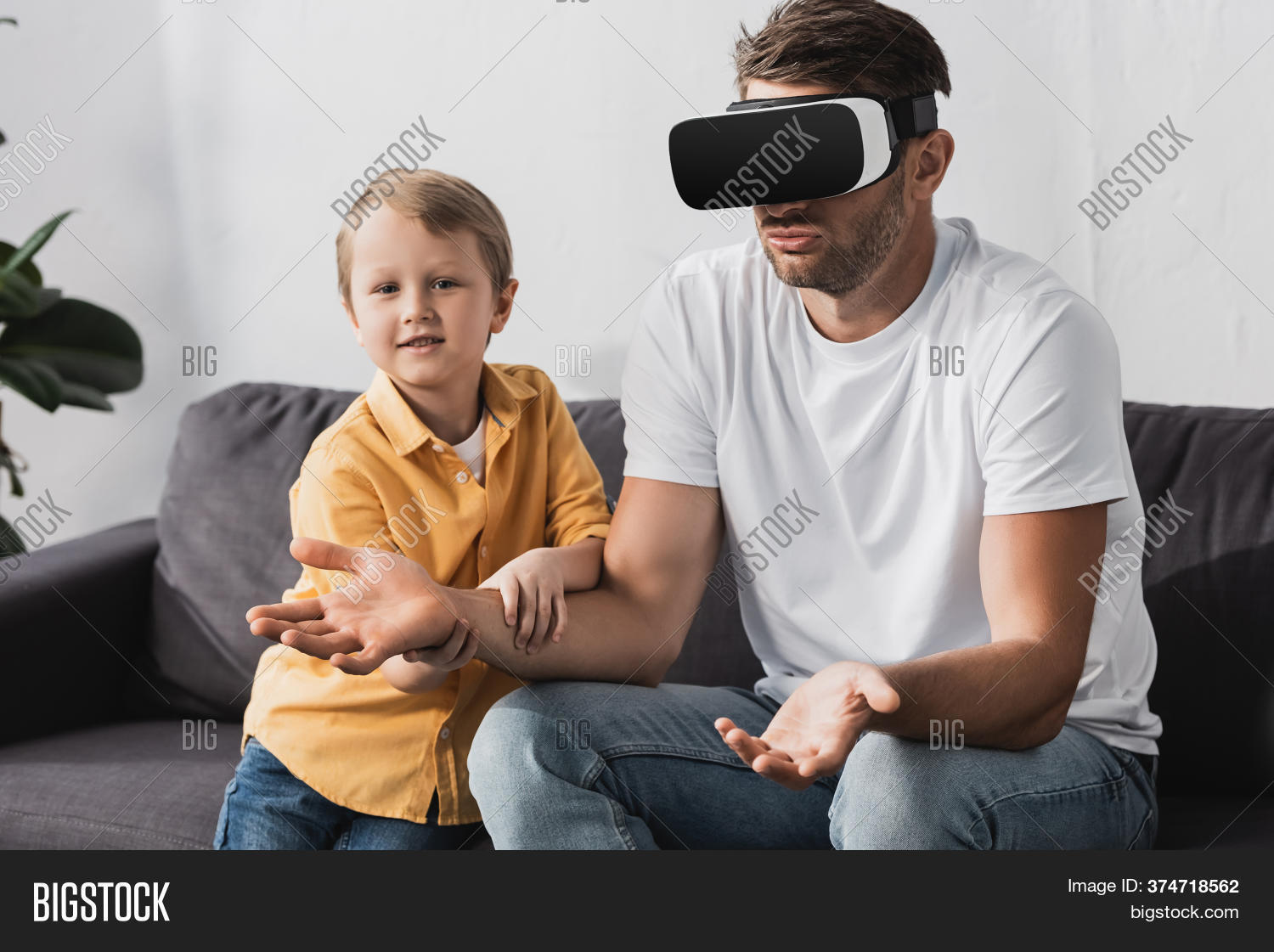 Cute Boy Touching Hand Image & Photo (Free Trial) | Bigstock