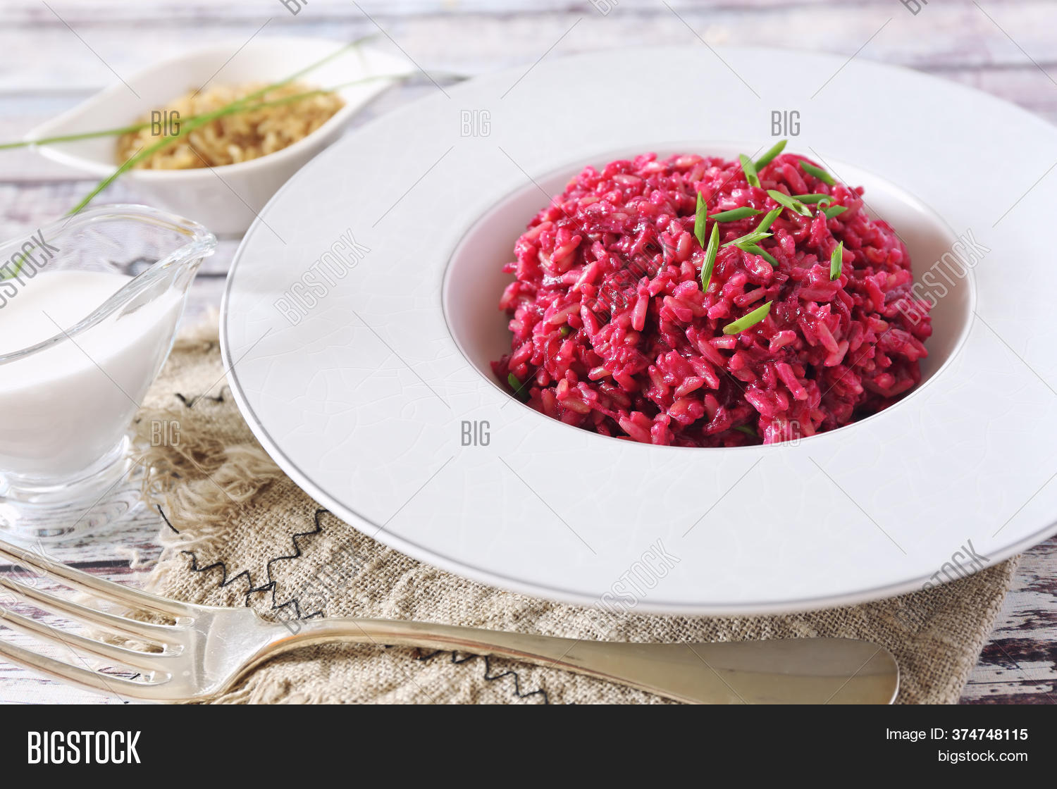 Diet Food. Pink Rice. Image & Photo (Free Trial) | Bigstock