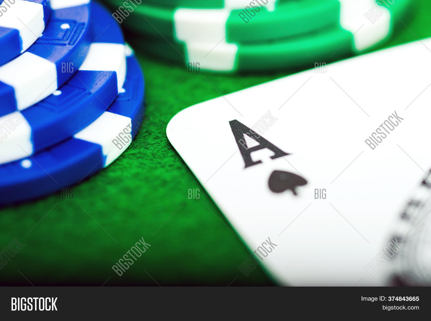 Close Ace Poker Chips Image & Photo (Free Trial) | Bigstock